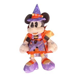 Disney | Toys | Disney Store 220 Halloween Minnie Mouse Witch Plush ...